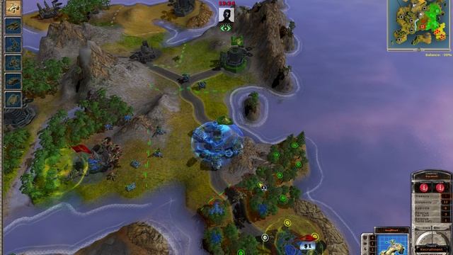 Massive Assault Network 2 (TBS): map V6 Demo, playing on Linux against human: defeat