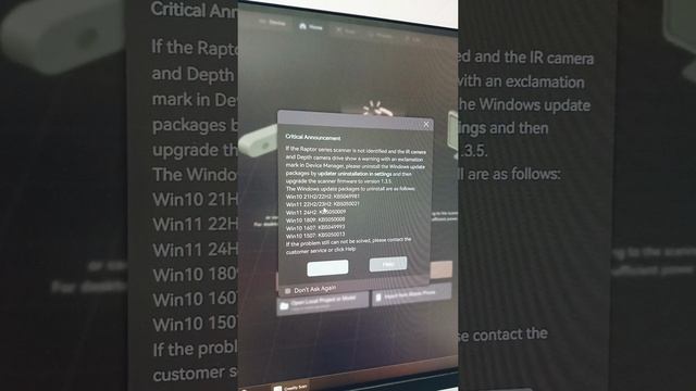 3D-сканер Creality Raptor СЛОМАЛСЯ 🫣!? Но это не точно 😅 #3d #make #maker #diy #3dscanning