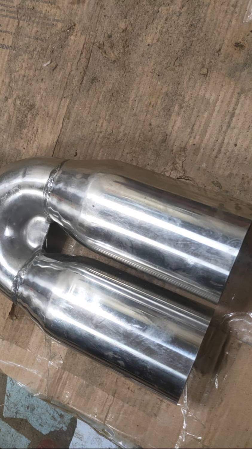 Замена глушителя на Фольскваген Гольф. Прямоток - сварочные работы.Полуавтомат.