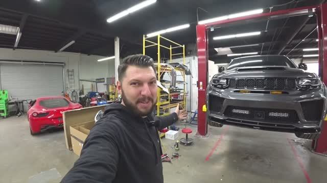 Тюнинг Jeep Trackhawk с обвесом от LNC Motorsport LA