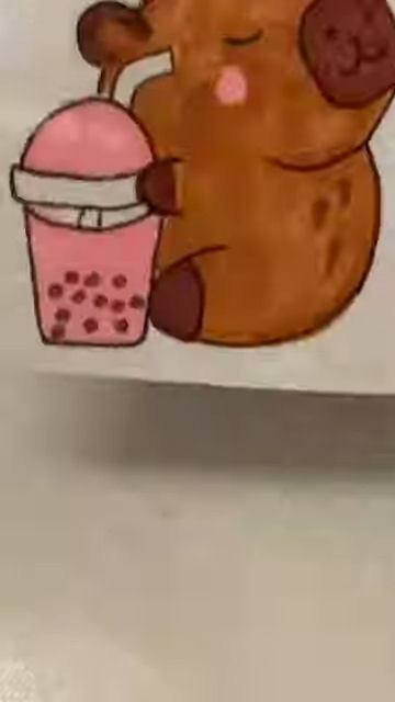 Capybara stickers DIY #cute #capybara #handmade