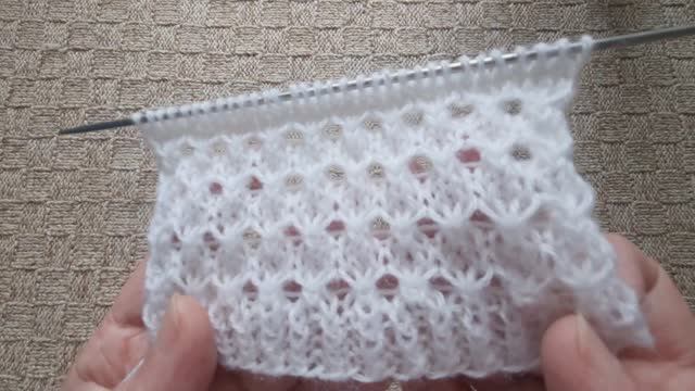 Супер! Всего 1 ряд и такая красота. Ажур для летних кофточек, топов..