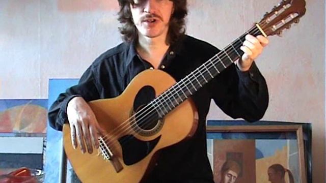 урок А. Кофанова №2: как держать гитару