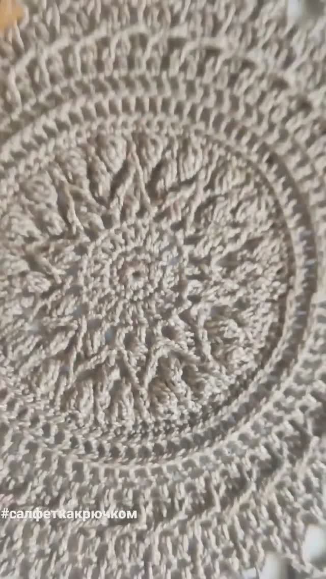 Салфетка крючком