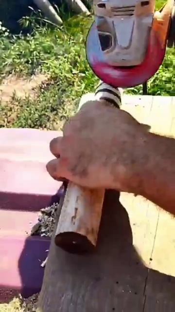 Толкушка из черемухи для ягод, картошки, орехов