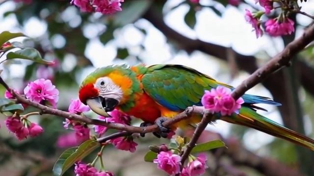 ✨🦜Нежная музыка для сна. Тропическое спокойствие: Жердочка для попугая🌺