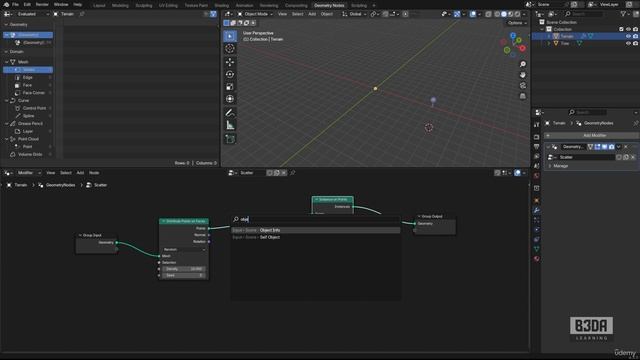 2 -Geometry Nodes for Scattering