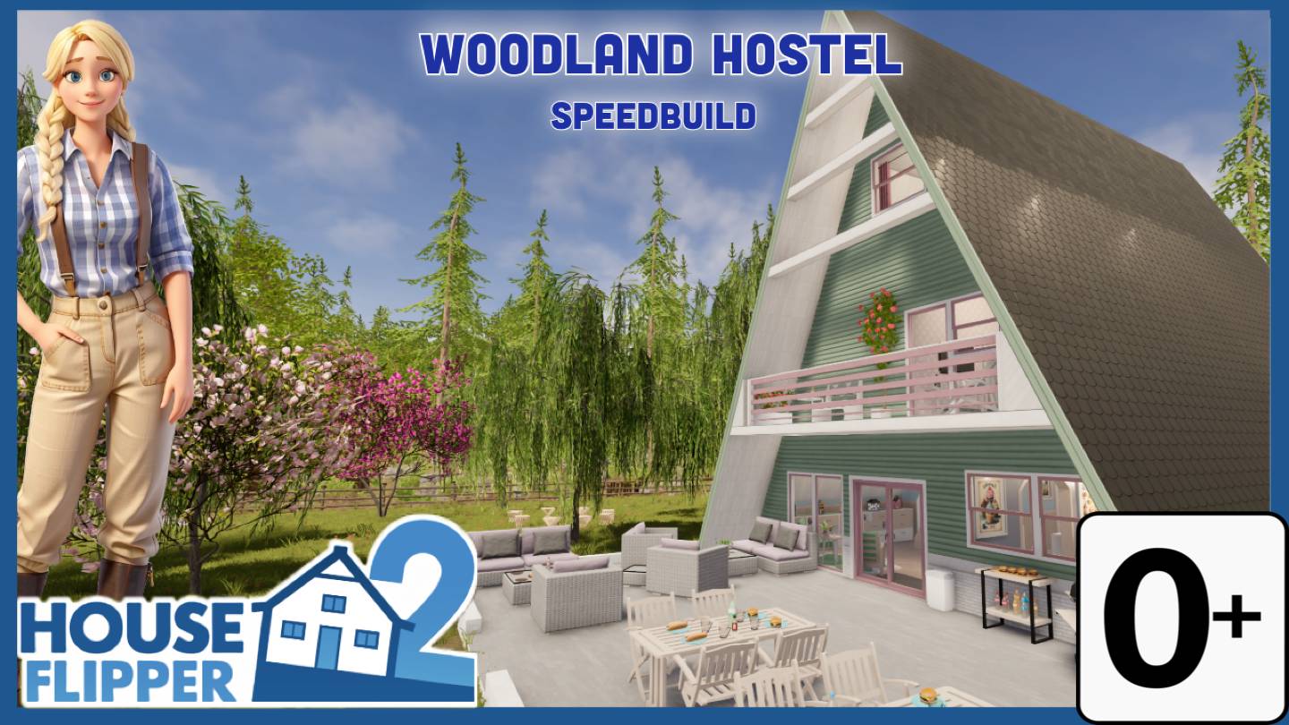 Хаус Флиппер 2 - Английский - House Flipper 2 - Woodland Hostel - Speedbuild
