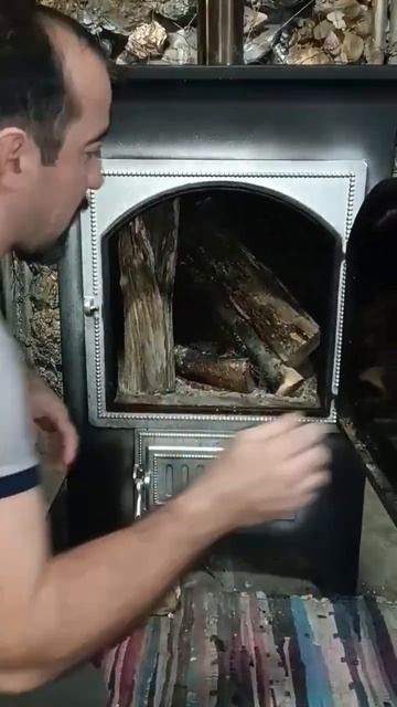 Газ или камин с дровами #газ #отопление #чемтопиться #русскаяпечь #камин #дача