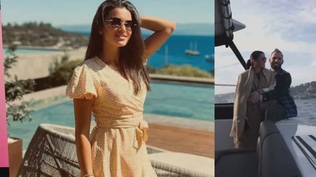 «Здесь живет любовь»: Ксения Бородина и Николай Сердюков покатались на яхте в Турции