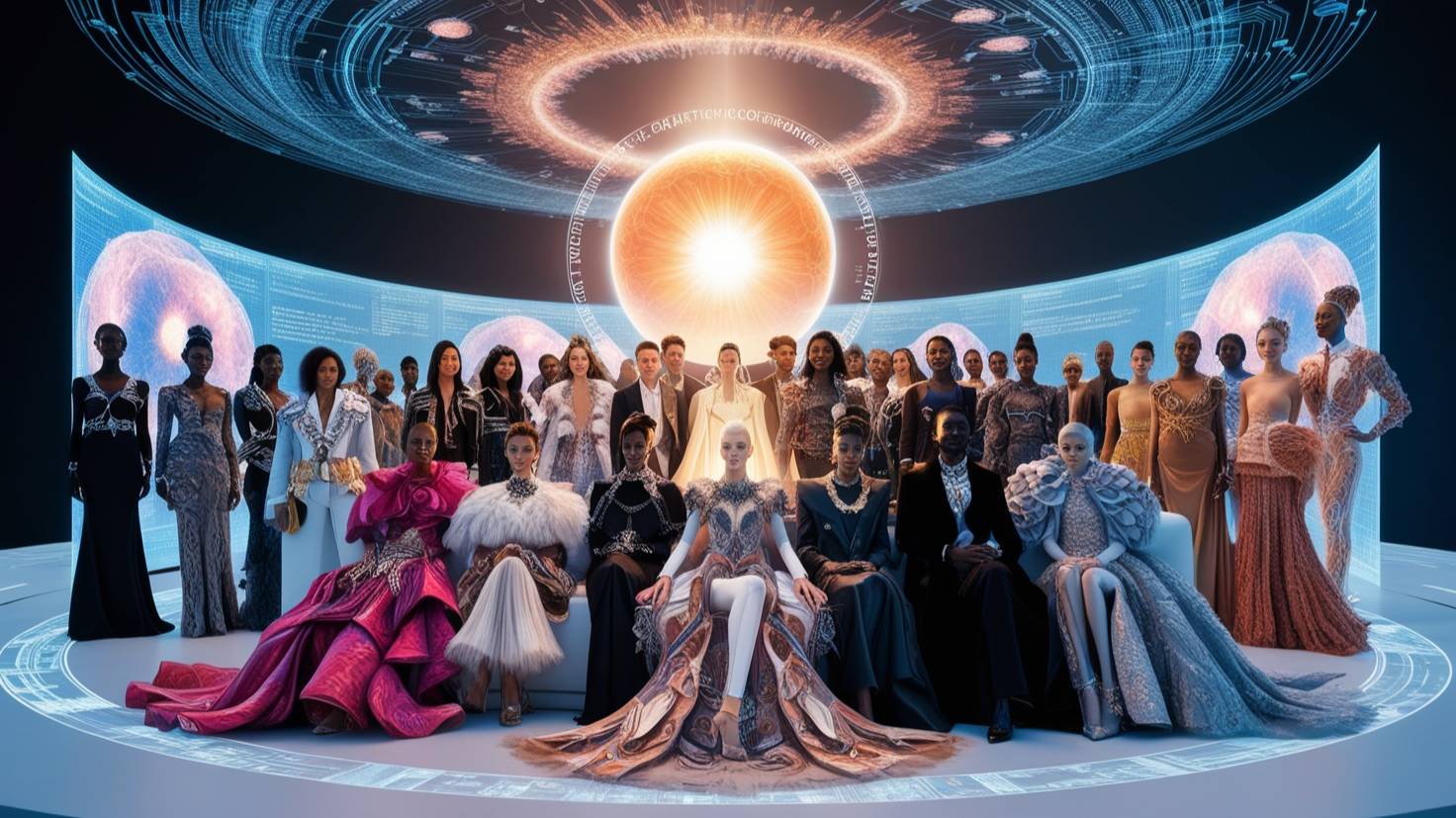 Einheit im digitalen Zeitalter Göttliche Verbindu