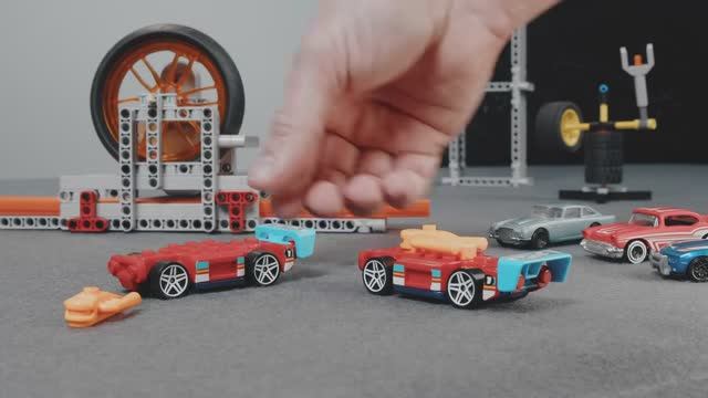 🚀 Радиоуправляемая Пусковая установка Hot Wheels - Сумасшедшее Транспортное Средство Lego Technic