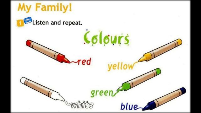 Spotlight 2 SB My Family p. 24 Colours ex. 1