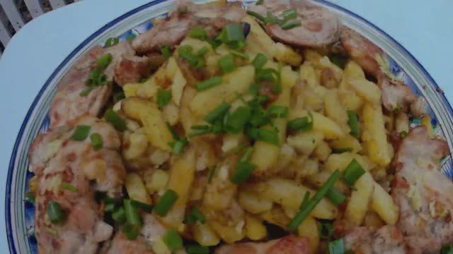 Казан. Жареная картошка на стратегическом продукте