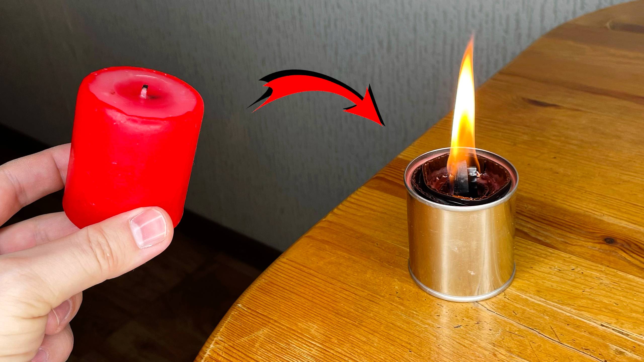 ОКОПНАЯ СВЕЧА для РЫБАЛКИ или ПОХОДОВ своими руками в домашних условиях!