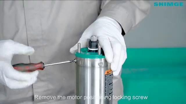 Shimge: как разобрать скважинный насос серии 4SGM