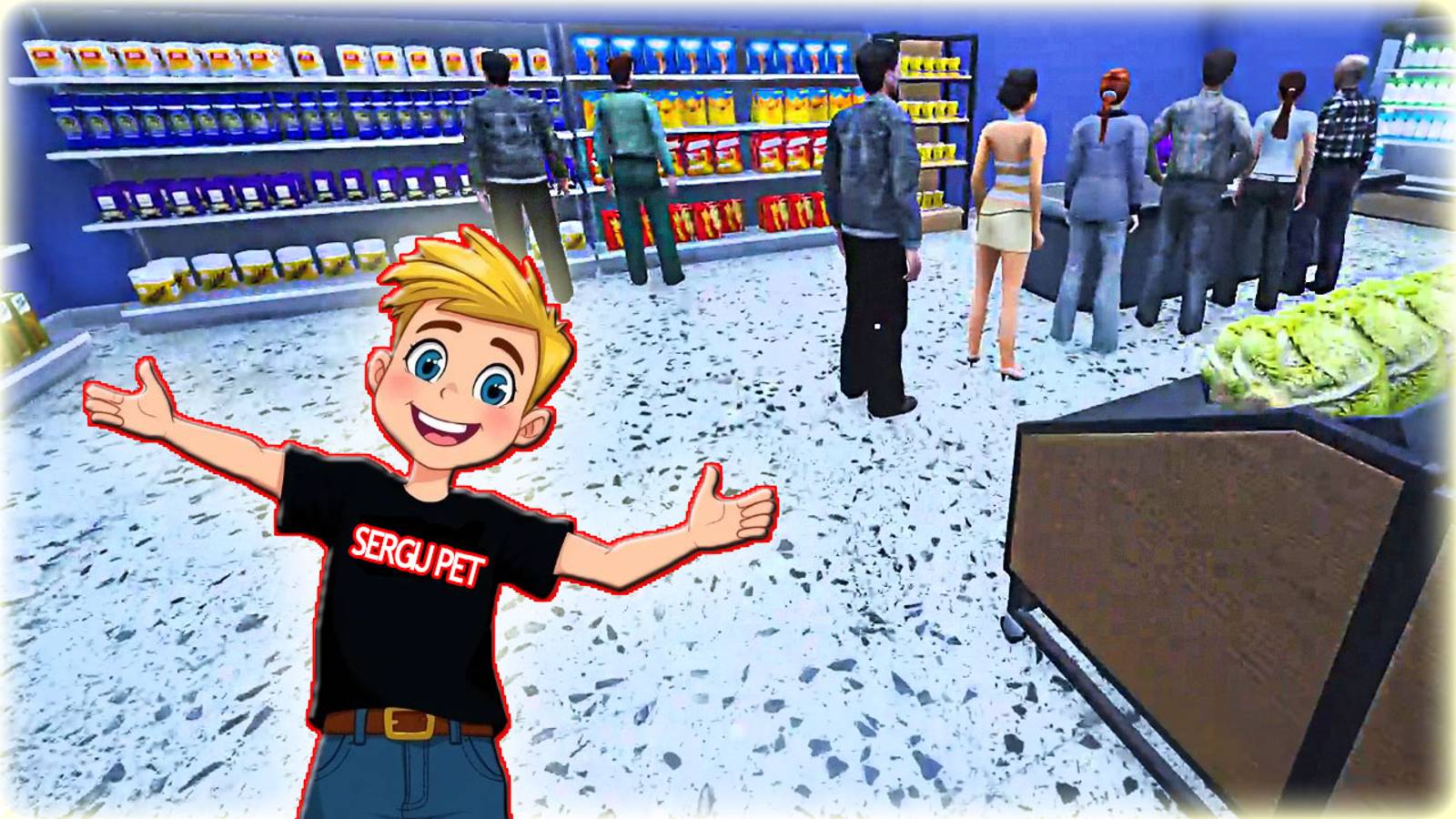 КАК ОН ЭТО ДЕЛАЕТ :D МЕНЯ СЕЙЧАС ПОРВЕТ! МАГАЗИН ТОЛЬКО ОТКРЫЛСЯ! GROCERY STORE SIMULATOR