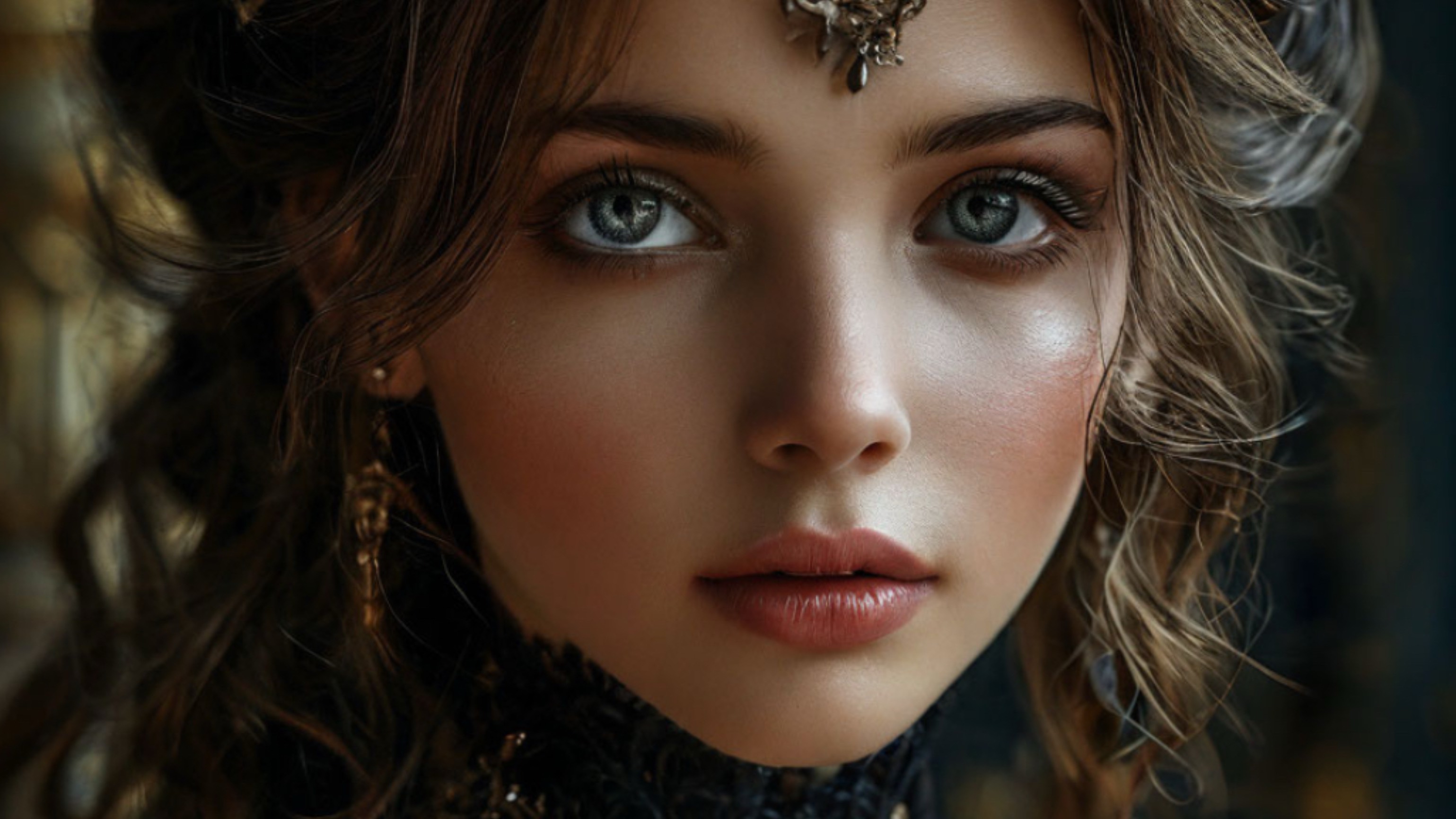 Mysterious, tense, mystical music