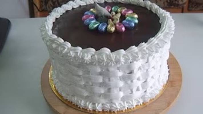 Торт Птичье молоко с клубникой. Маринкины творинки. Термомикс