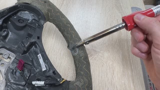 ПЕРЕТЯЖКА РУЛЯ BMW 3 SERIES F30 С ПОДОГРЕВОМ.