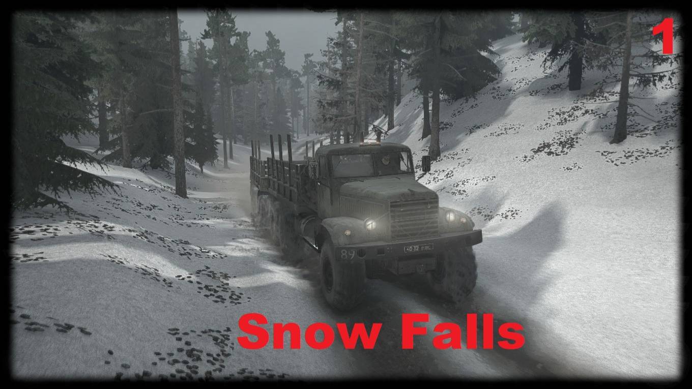 MudRunner Прохождение Карта Snow Falls #1