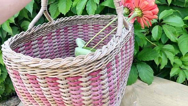 КОРЗИНА С КВАДРАТНЫМ ДНОМ | BOOSTY | ПЛЕТЕНИЕ ПРУТКОМ