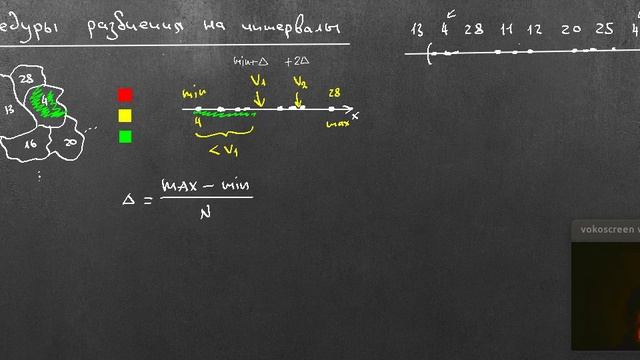14 Разбиение на интервалы (10 мин)