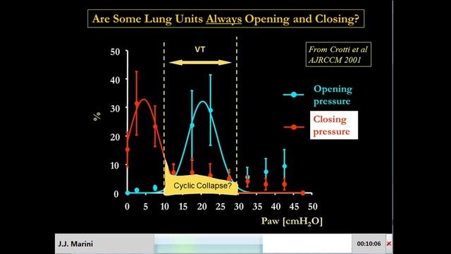 J J Marini PEEP must be set to keep the lung fully open