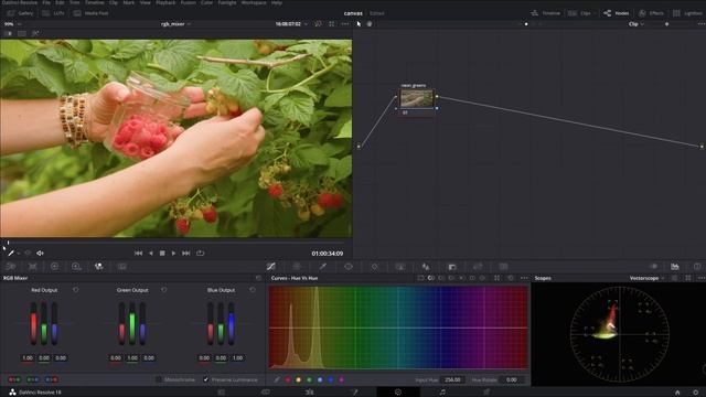 [RGB-микшер] - мощный инструмент для манипулирования цветом в DaVinci Resolve