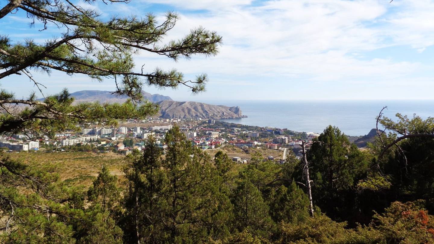 🐬 Крым, город Судак. Прогулка к Лысой горе. Нарезка видео-обзора от прогулки за город Судак.