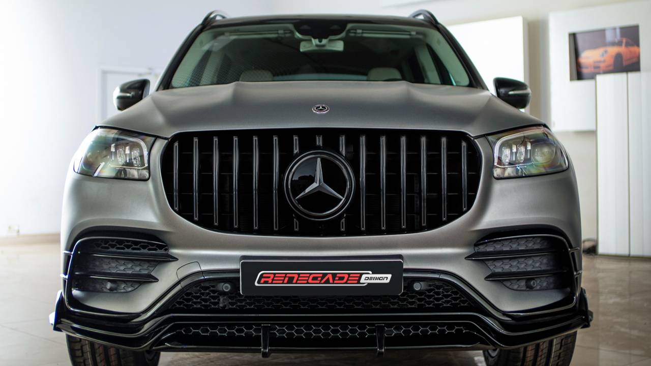 Аэродинамический обвес для Mercedes-Benz GLS 167 и кованые диски RNG.