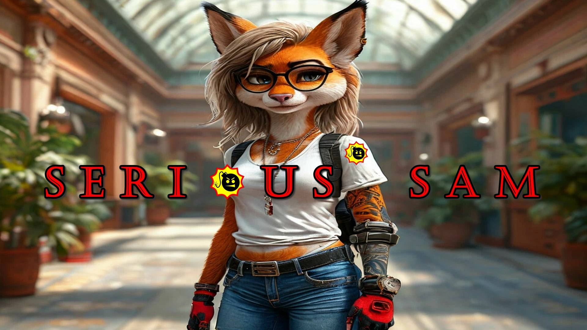 Serious Sam глава Persia местность Persepolis Elephant Atrium  2002 год Сложность игры Круто 18+