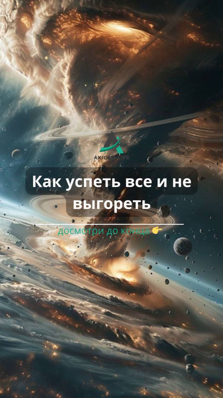 Когда время ускоряется: как успеть все и не выгореть?