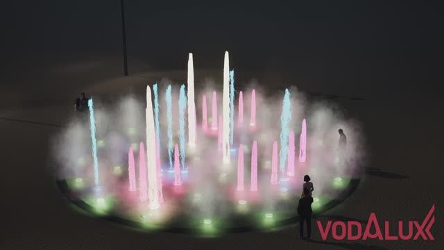 3D визуализация. Проект фонтана "Созвездие Ориона" №164