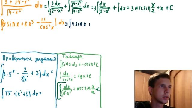 Интегралы. Табличные интегралы с преобразованиями. (Интегралы для чайников 3 урок)