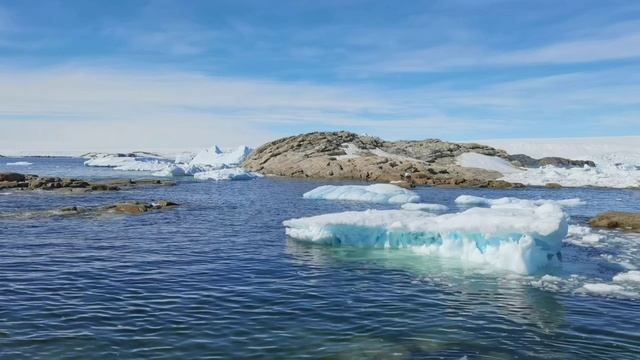 Старый причал между станциями Прогресс и китайской станцией. Антарктида. #sea #iceberg #antarctic