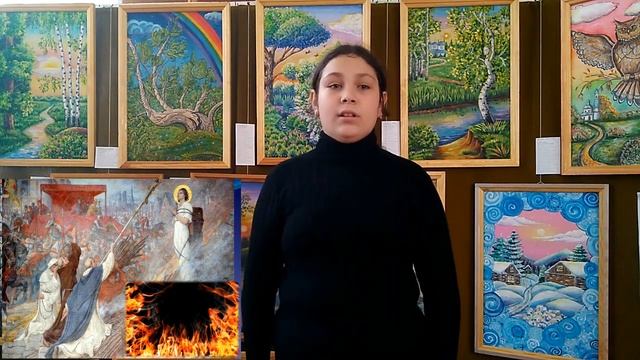 М. Монолог Жанны Д'Арк, автор Н. Дорошко-Берман, исполняет Степура Анастасия