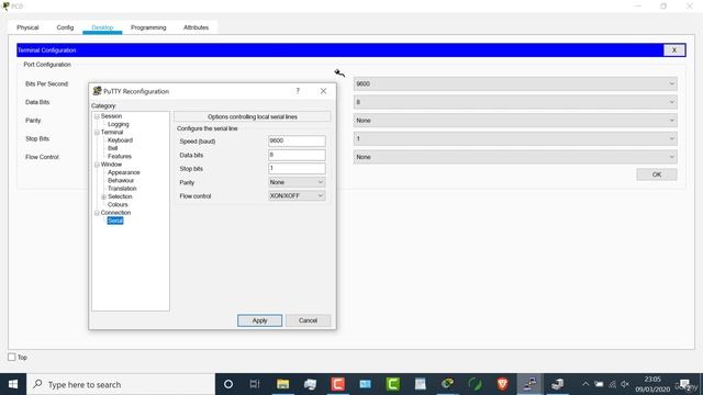 03. Router initial configuration