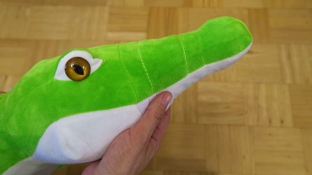 Большая мягконабивная игрушка "Крокодил", ТМ "ТрикоТекс"