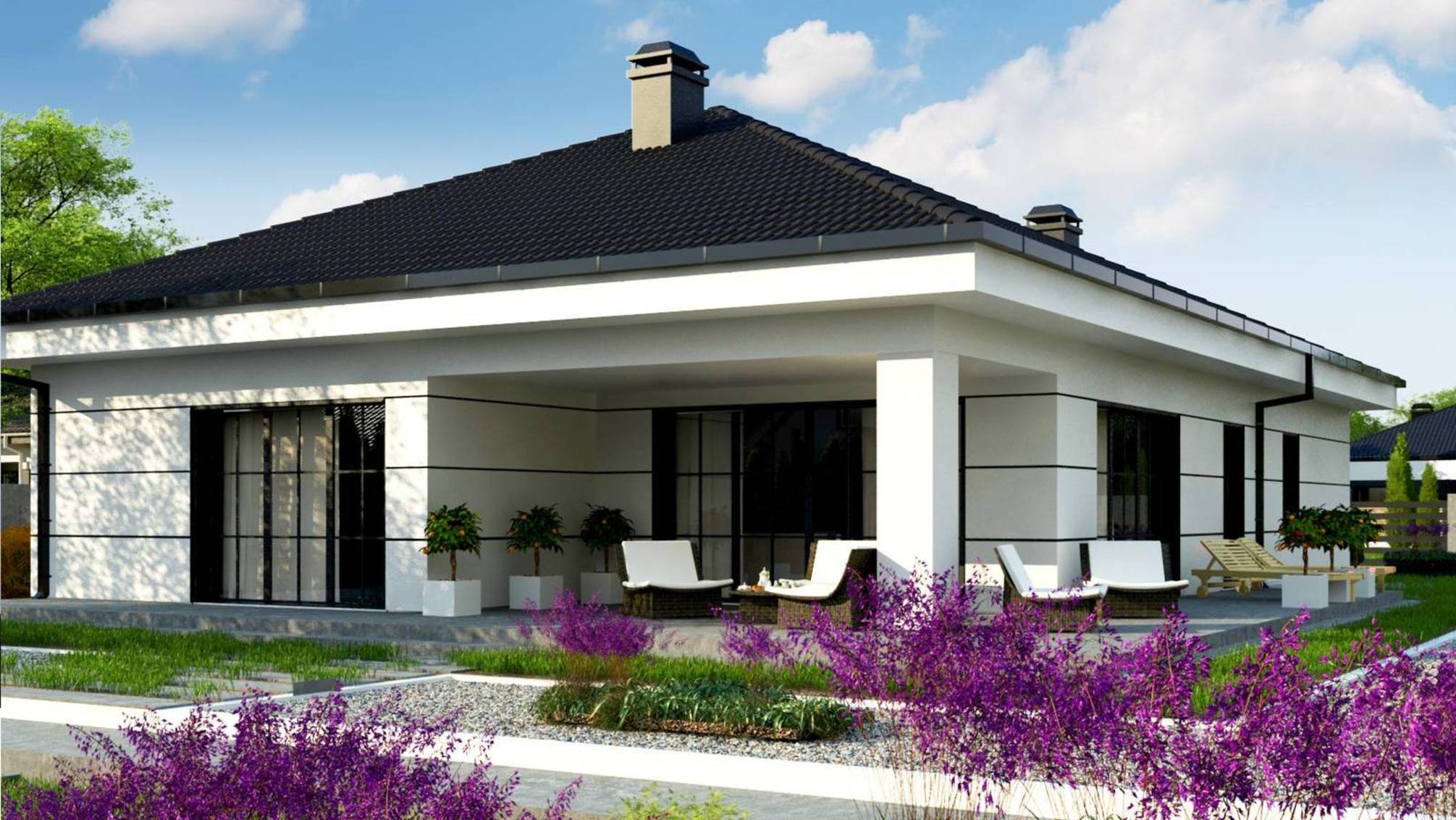 Одноэтажный дом 220 квадратов своими руками за 5 лет