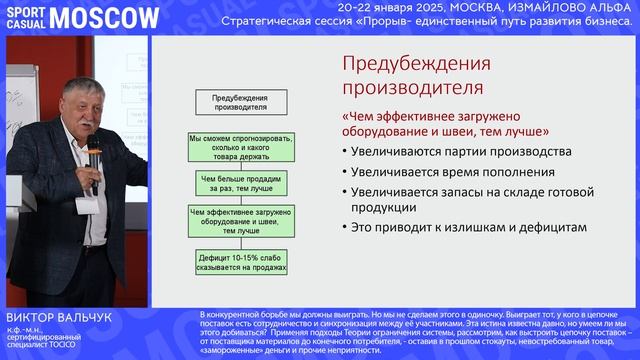 Виктор Вальчук: «Управление цепочкой поставок в швейной отрасли»