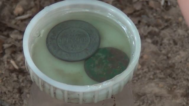 ЧИСТКА МОНЕТ в полевых условиях СЕКРЕТНАЯ ФОРМУЛА