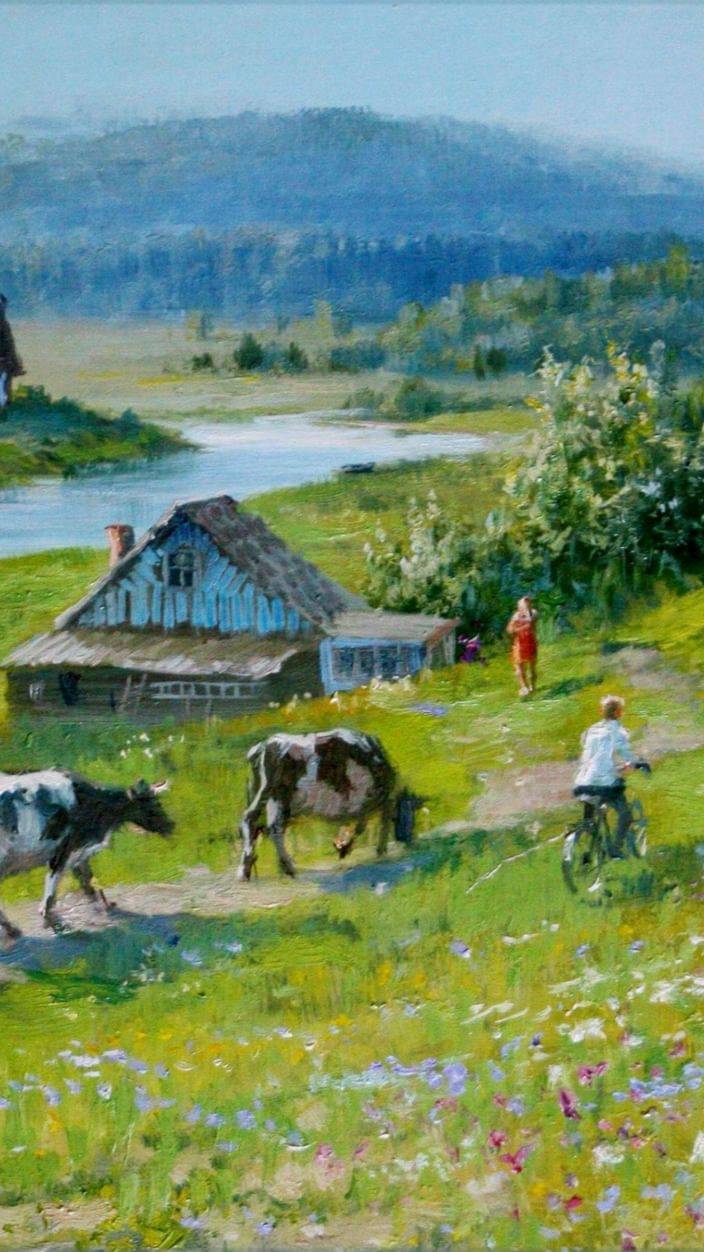 Берта учится кушать