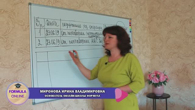 Урок 4. Оборотно-сальдовая ведомость за 8 минут.