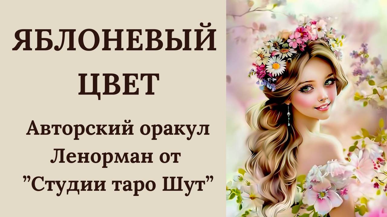 АВТОРСКИЙ ОРАКУЛ "ЯБЛОНЕВЫЙ ЦВЕТ"