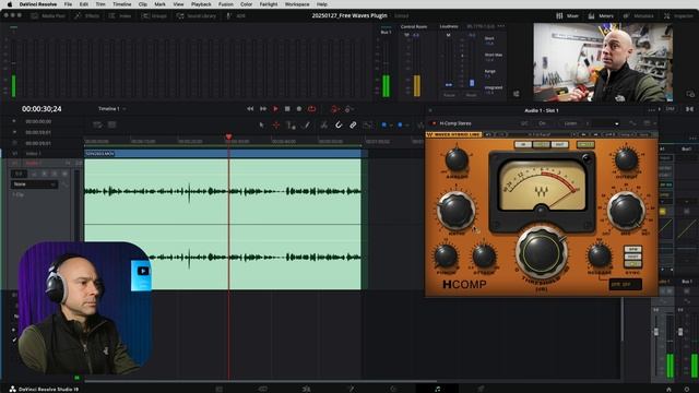 FREE Waves Plugin for DaVinci Resolve until 1 29 25 @ 900am!  Get it Now!