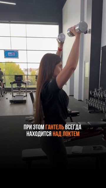 Вертикальный жим гантелями стоя. Делаем красивые плечи. Подписывайся и измени свою фигуру вместе