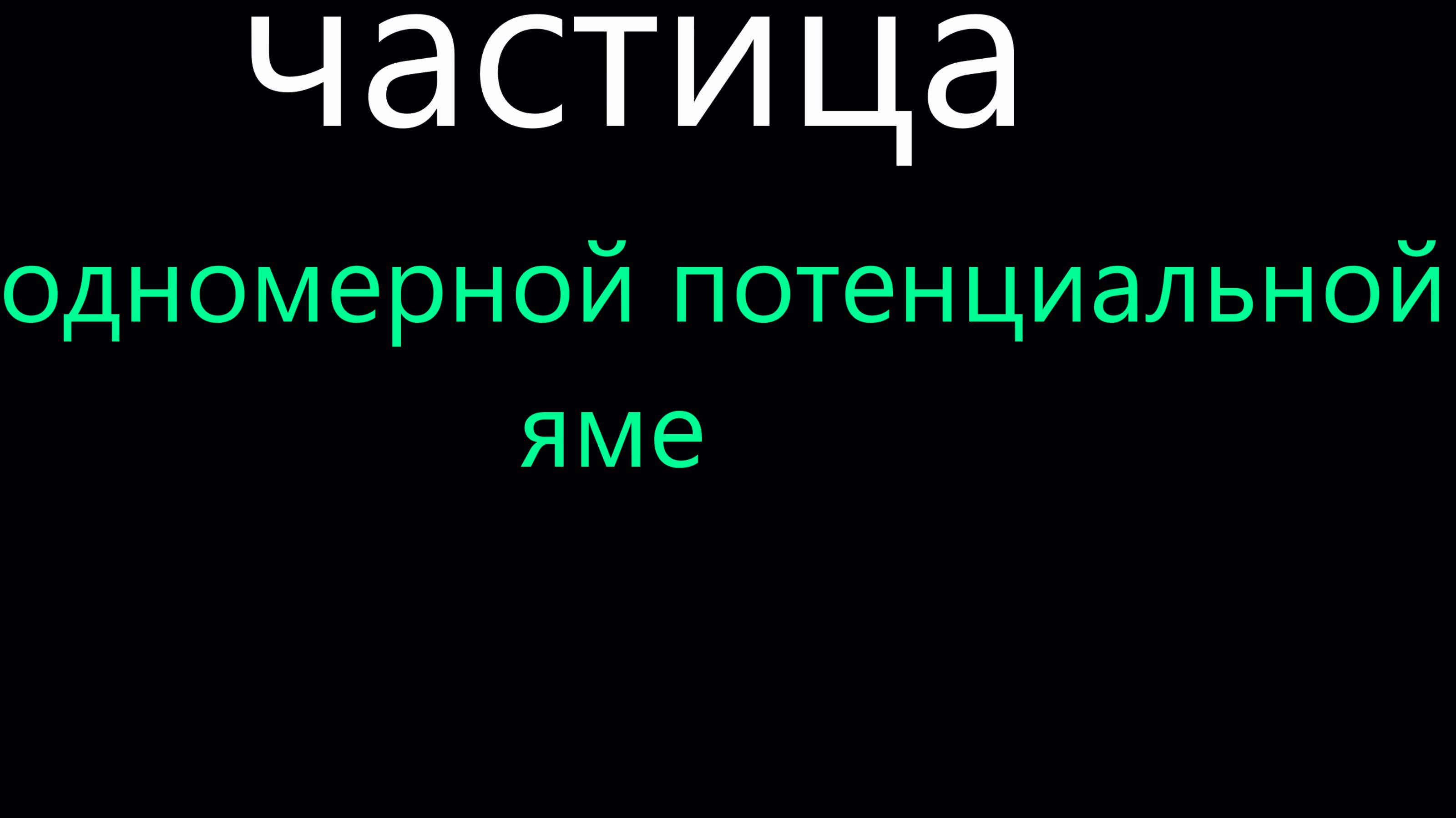 [python] Частица в одномерной потенциальной яме .Определение Энергии Двумя Способами