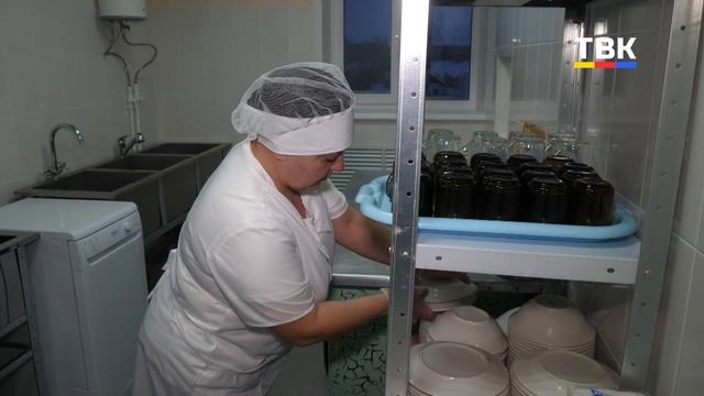 В школе п. Рябчинка открыли столовую