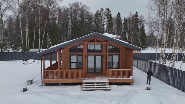 Обзор и стоимость каркасного дома 14Х9 | проект ASPEN-127